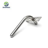 China Customized Round Closed End Bent Tube With Polished Ergonomic Handle for sale