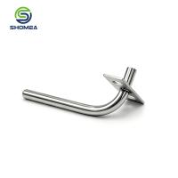 China Customized Round Closed End Bent Tube With Polished Ergonomic Handle for sale