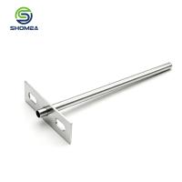 China Customized Polished Probe Fitting With Double Hole Flange for sale