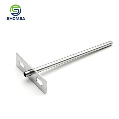 China Customized Polished Probe Fitting With Double Hole Flange for sale
