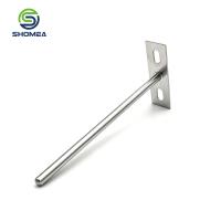 China Customized Polished Probe Fitting With Double Hole Flange for sale