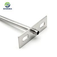 China Customized Polished Probe Fitting With Double Hole Flange for sale