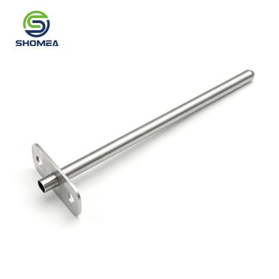 China Customized Metal Tube With Double Hole Fixing Flange for sale