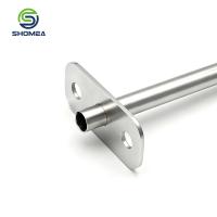 China Customized Metal Tube With Double Hole Fixing Flange for sale