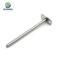 China Customized Metal Tube With Double Hole Fixing Flange for sale