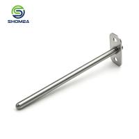 China Customized Metal Tube With Double Hole Fixing Flange for sale
