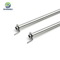 China Customized Hollow Metal Tube with Bent Hanging Tab for sale