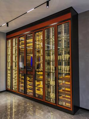 China Stainless Steel Free Standing Wine Cooler Cabinet Luxury Style Home Decorative Furniture for sale
