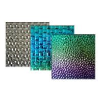 China 304 Grade Water Wave Stainless Steel Panel Cut To Size For Architectural Decor for sale