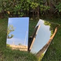 China Custom Sized Mirror Stainless Steel Plate Sheet Easy Clean For Interior Decoration for sale