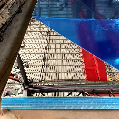 China Mirror Polished Stainless Steel Sheet High Gloss Corrosion Resistant For Commercial Decor for sale