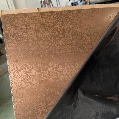 China Custom Designed Etched Stainless Steel Plates Anti Corrosion For Furniture Decoration for sale