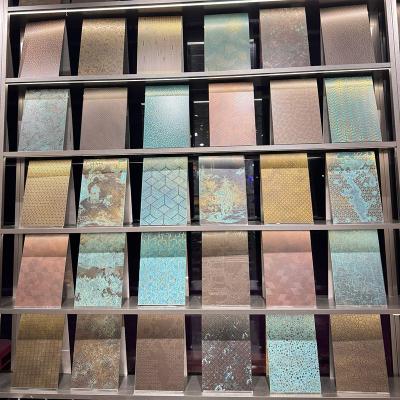 China Anti Corrosion Stainless Steel Etching Sheet For Garden Fountains / Building Facades for sale