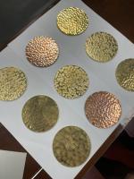China Customized Handcrafted Hammered Steel Sheet Polished Surface For Furniture Inlay for sale