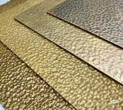 China Anti Corrosion Hammered Stainless Steel Sheet For Bar Countertops Decoration Renovation for sale