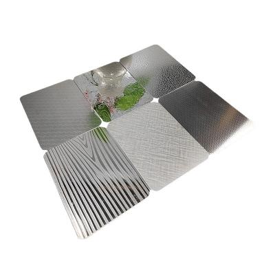 China Customizable Embossed Stainless Steel Sheet For Commercial Bar Countertops for sale