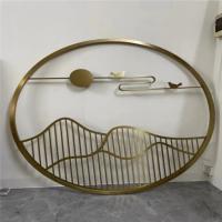 China Decorative Stainless Steel Room Partition Minimalist Design For Space Organization for sale