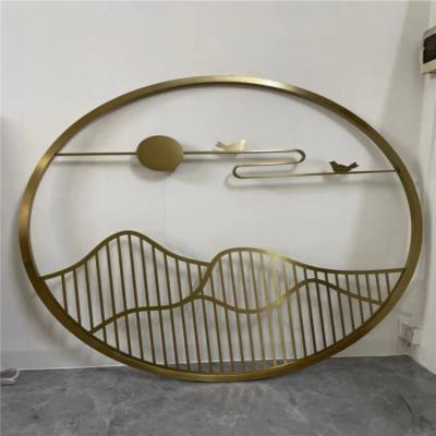 China Decorative Stainless Steel Room Partition Minimalist Design For Space Organization for sale