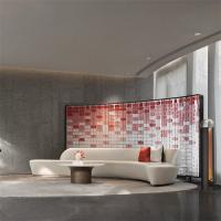 China Stainless Steel Metal Room Dividers Partitions Freestanding For Living Area Bedroom for sale