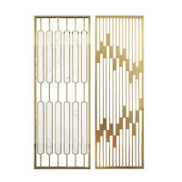 China Freestanding Stainless Steel Screen Partition Corrosion Resistant For Commercial Residential for sale