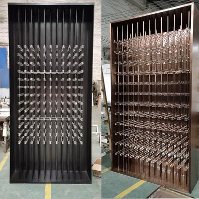 China Freestanding Stainless Steel Wine Cooler Cabinet Adjustable Thermostat Quiet Operation for sale