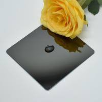 China Black Titanium Mirror Stainless Steel Sheet Corrosion Proof For Kitchen Backsplashes for sale