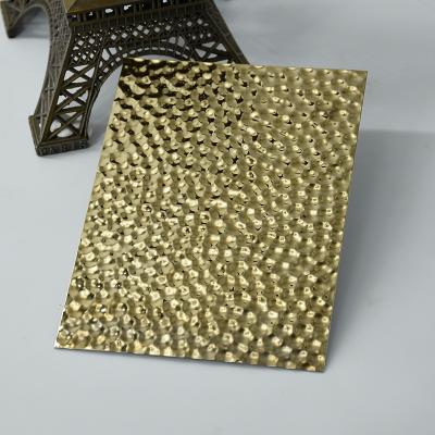China Checkerboard Design Embossed Stainless Steel Plate Rust Resistant For Building Facades for sale