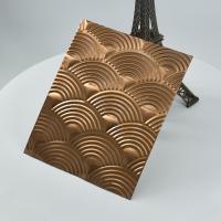 China Embossed Stainless Steel Sheet Wood Grain Texture For Furniture Panels Decor for sale