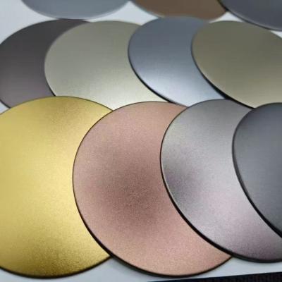 China Matte Finish Sandblasted Steel Sheet Anti Glare For Elevator Interiors And Wall Decor for sale