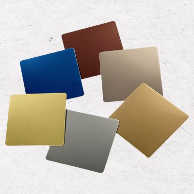 China Anti Fingerprint Sandblasted Stainless Steel Sheet Rust Resistant For Kitchen Backsplashes for sale