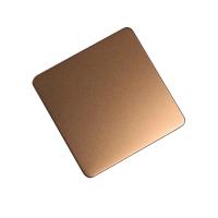 China Weatherproof Sandblasted Stainless Steel Plate For Outdoor Signage And Garden Decor for sale