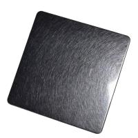 China Chaotic Grain Stainless Steel Plate Matte Finish For Café Bar Tops And Retail Displays for sale