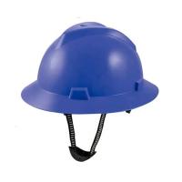 China Full Brim V Type ABS Protective Hard Hat with 4 or 6 Point Head Hoop for Construction Safety for sale