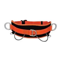 China 3 D-Ring Full Body Safety Harness 810-1210mm Adjustable Fall Arrest Belt with 100% Polyester Webbing for sale