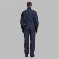 China 93% Nomex Flame Retardant Overalls with Anti-static Function and 220-260gsm Fabric Weight for Petrochemical Safety for sale