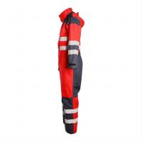 China Waterproof Oil Proof Flame Retardant Work Suit FR Overalls with 98% Polyester 2% Carbon Fiber for sale