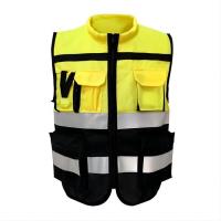 China 360 Degree Reflective Safety Vest with 120g Polyester Fabric and 5cm High Reflective Tape for Industrial Use for sale