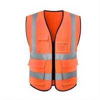 China Industrial Quick Dry Reflective Safety Vest with 5cm High Reflective Tape and Customizable Options for sale