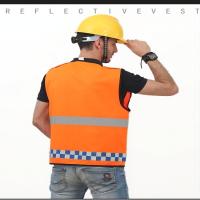 China 100% Polyester Flame Resistant Hi Vis Vest with 5cm High Reflective Tape for Industrial Safety for sale