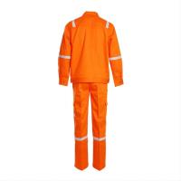 China Anti-Static Fireproof Safety Work Suits 115gsm for Electrical Power Industry for sale
