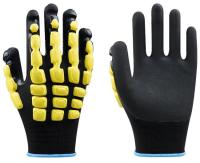 China 13 Gauge Cut Resistant Anti Impact Gloves with Touchscreen Compatibility and Nitrile Coating for sale