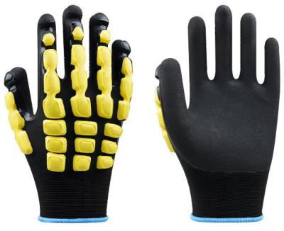 China 13 Gauge Cut Resistant Anti Impact Gloves with Touchscreen Compatibility and Nitrile Coating for sale