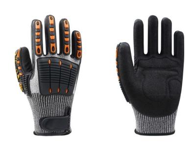 China 13 Gauge Anti Vibration Gloves with Cut Resistant and Impact Resistance for Heavy Duty Work for sale