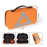 China Multifunctional Car First Aid Kit with LED Warning Light and Customizable Roadside Assistance Emergency Kit for sale