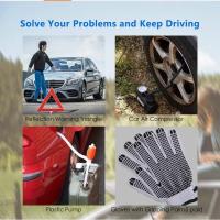 China Red Bag with Logo Printing Car Emergency Roadside Kit for Family Camping and Car with 2 Years Shelf Life for sale