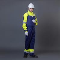 China Fire Retardant Safety Coverall Suit with 65% Cotton 35% Polyester Breathable Material for Industrial Protection for sale