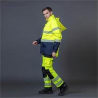 China 220-260gsm High Visibility Waterproof Flame Retardant Safety Work Suits for Industry Workers for sale