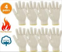 China BBQ Oven Bread Baking Cotton Heat Resistant Gloves For Baking Insulated for sale