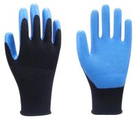 China 10 Gauge Eco-Latex Coated Slip Resistant Gloves with Seamless Polyester Liner for Safety and Comfort for sale