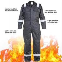 China 330gsm Flame Retardant Breathable Safety Coverall Suit for Industrial Workwear for sale